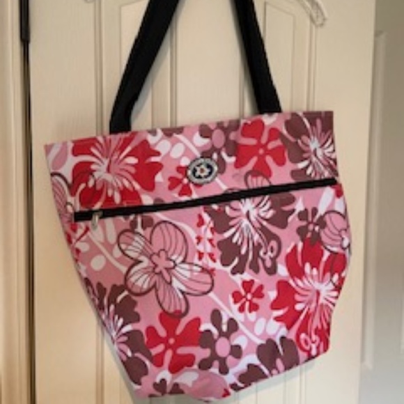 Movera Hawaii | Bags | Movera Hawaii Pink Floral Tote Bag | Poshmark